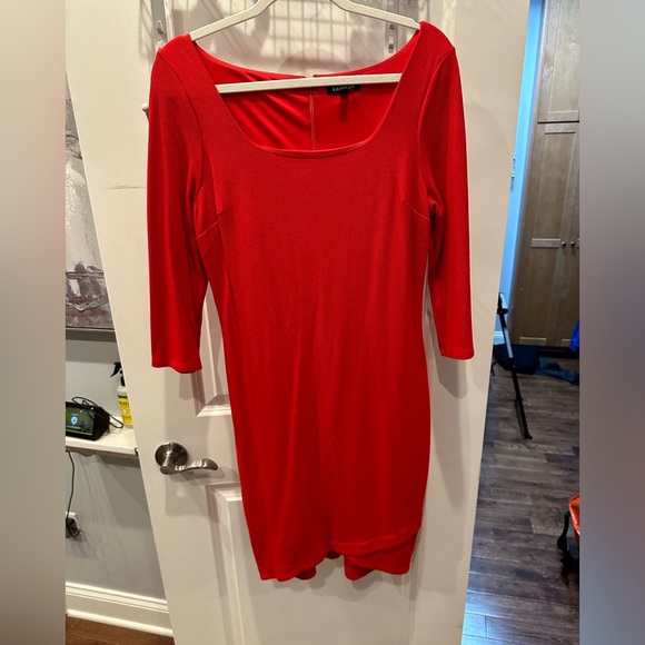 Express | Dresses | Express Red Dress Worn Once Great Condition | Poshmark